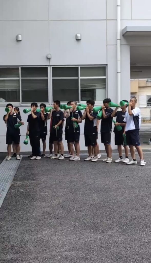 応援練習、吹奏楽やチアとも連携！ | 野球部 | 佐賀県立佐賀北高等学校 | Yellz（エールズ）