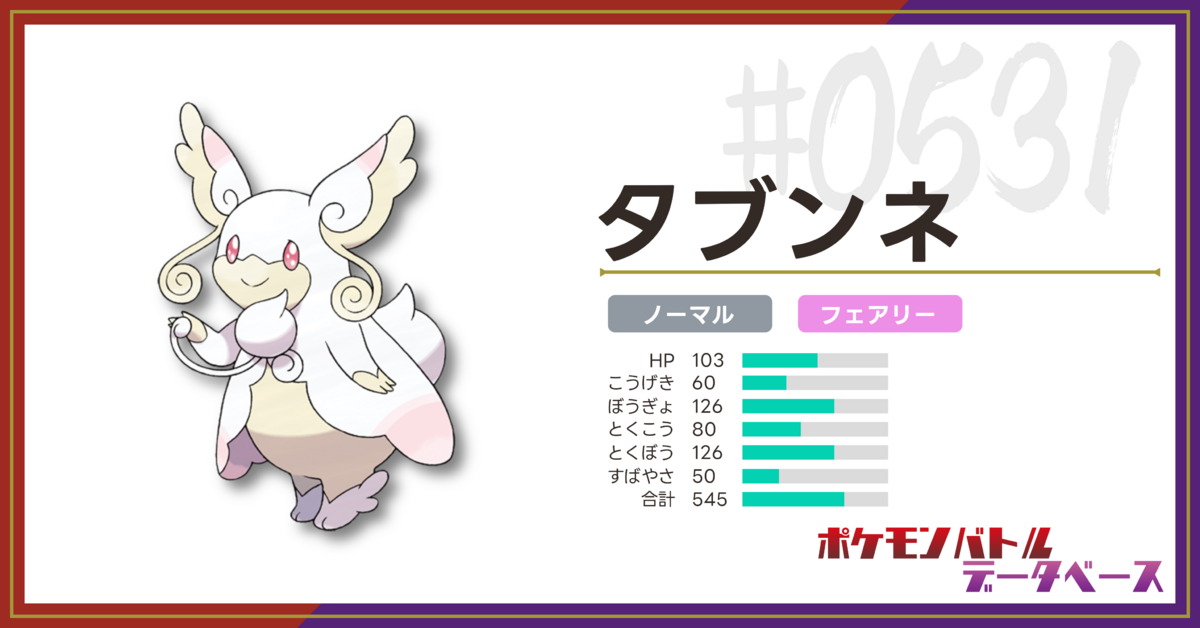 メガタブンネの使用率・上位構築・対策（シーズン38・シングル）【ポケモンSV】 | ポケモンバトルデータベース スカーレット・バイオレット