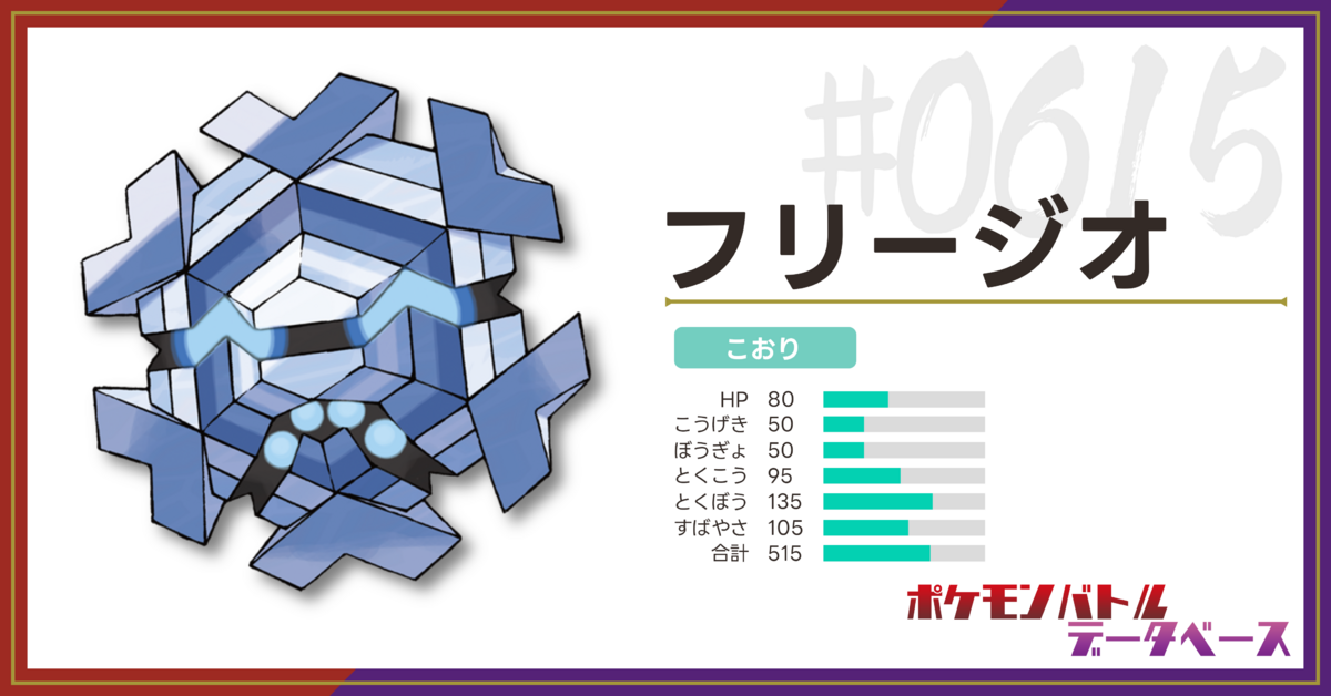 フリージオの使用率・上位構築・対策（シーズン34・シングル）【ポケモンSV】 | ポケモンバトルデータベース スカーレット・バイオレット