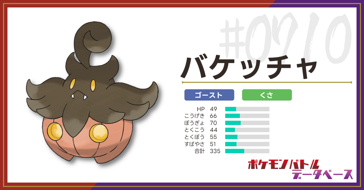 バケッチャ (ちいさい)の使用率・上位構築・対策（シーズン29・シングル）【ポケモンSV】 | ポケモンバトルデータベース スカーレット・バイオレット