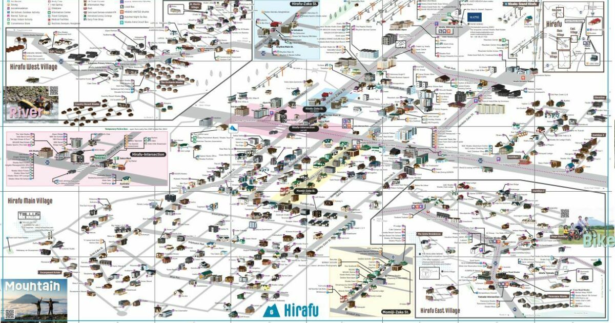 Niseko Hirafu Area Map | Ski Japan Holidays